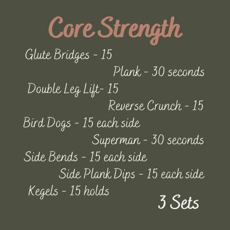 Benefits of a Strong Core